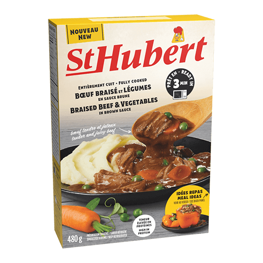 Braised Beef & Vegetables with Garlic Mashed Potatoes | St-Hubert Recipe